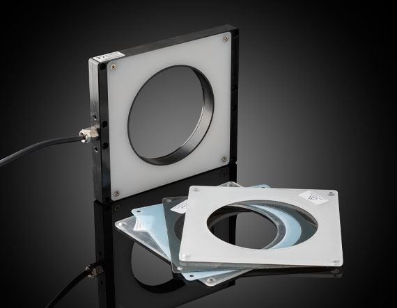 Dome for Effilux Segmented Square LED Ring Lights | Edmund Optics