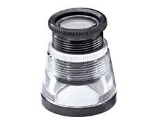 9X Transparent Base Magnifier | Edmund Optics
