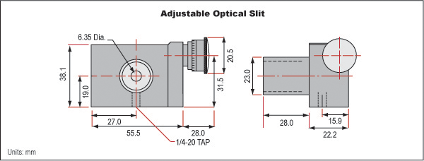 Adjustable Optical Slits | Pinholes and Slits | Edmund Optics