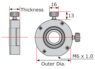 50.0/50.8mm Optic Diameter, X-Y Translating Optic Mount, Quick Start ...
