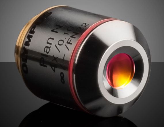 Olympus PLN 4X Objective | Edmund Optics
