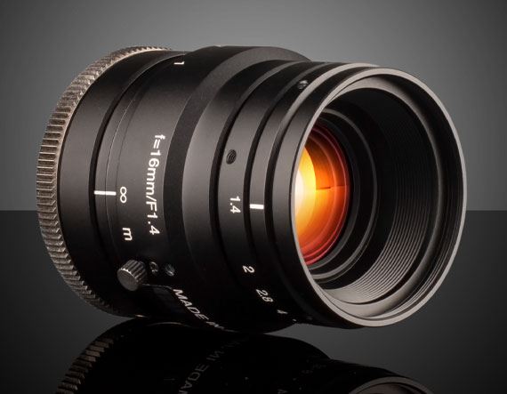16mm Focal Length Lens, 1" Sensor Format | Edmund Optics