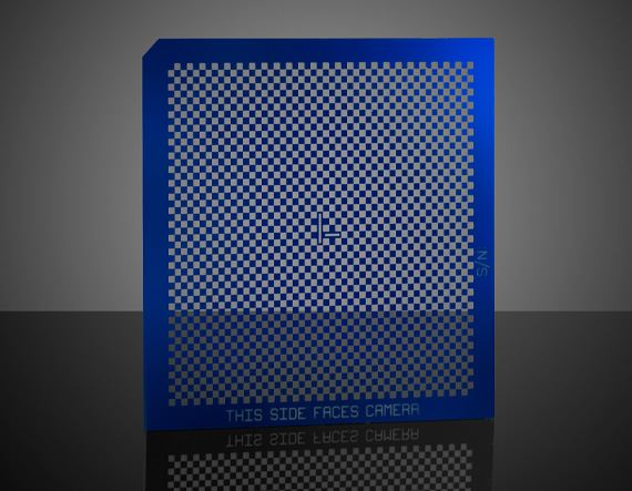 20 x 20mm Glass Checkerboard Target | Edmund Optics